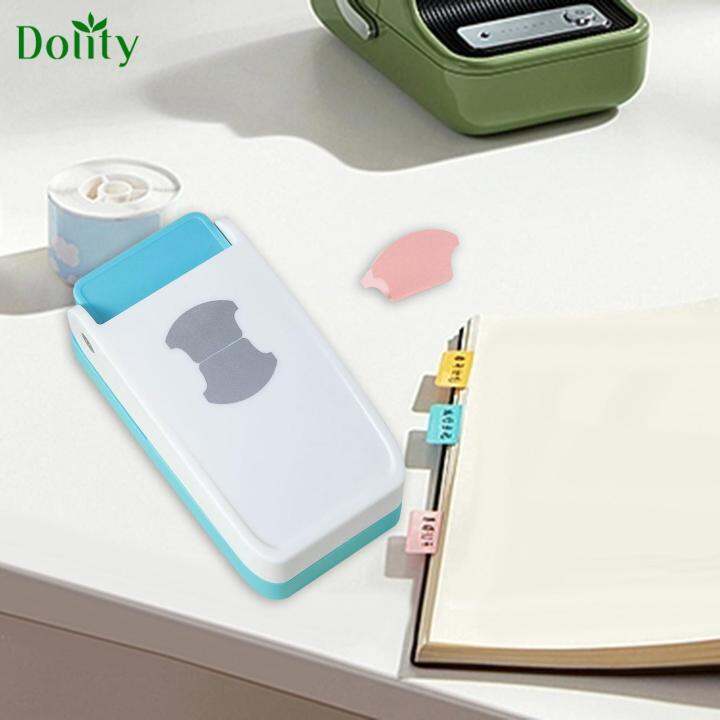 Dolity Tab Punch Craft Paper Punch Cutter Puncher Loose Leaf Separator ...