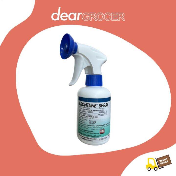 FRONTLINE Spray Ticks & Fleas Treatment For Cats & Dogs 250ML Anti Flea ...