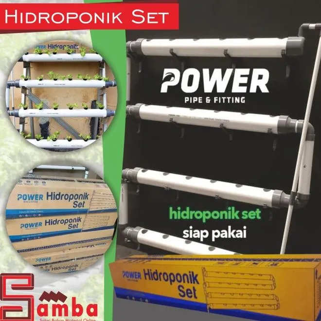 Hidroponik Pipa Power 1 Set | Lazada Indonesia