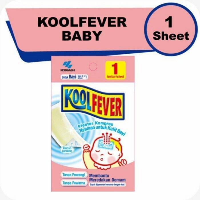 koolfever baby 1 sheets/kool fever kompres penurun panas bayi pink 1s | Lazada Indonesia