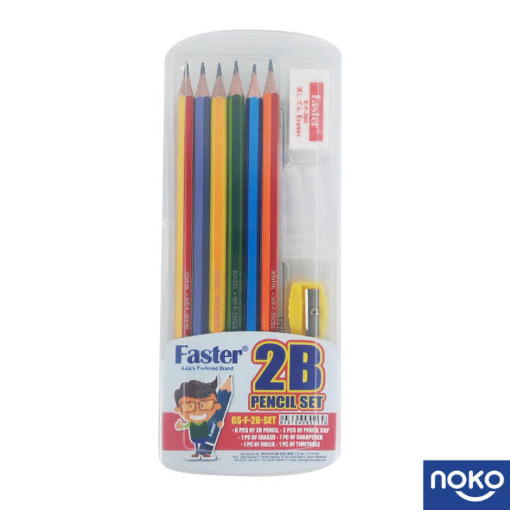 NOKO Faster 2B Pencil Set | Lazada