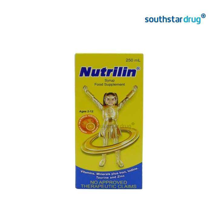 Nutrilin For Kids 2 12 years old Orange Flavor 250 ml Syrup | Lazada PH