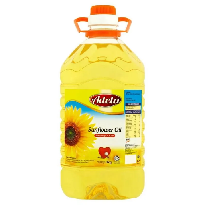 Adela Blended Sunflower Oil 3KG | Lazada