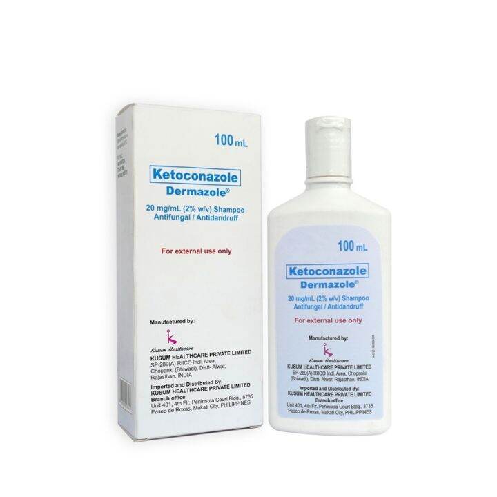 COD KETOCONAZOLE Dermazole Antifungal and Antidandruff Shampoo 100ml ...