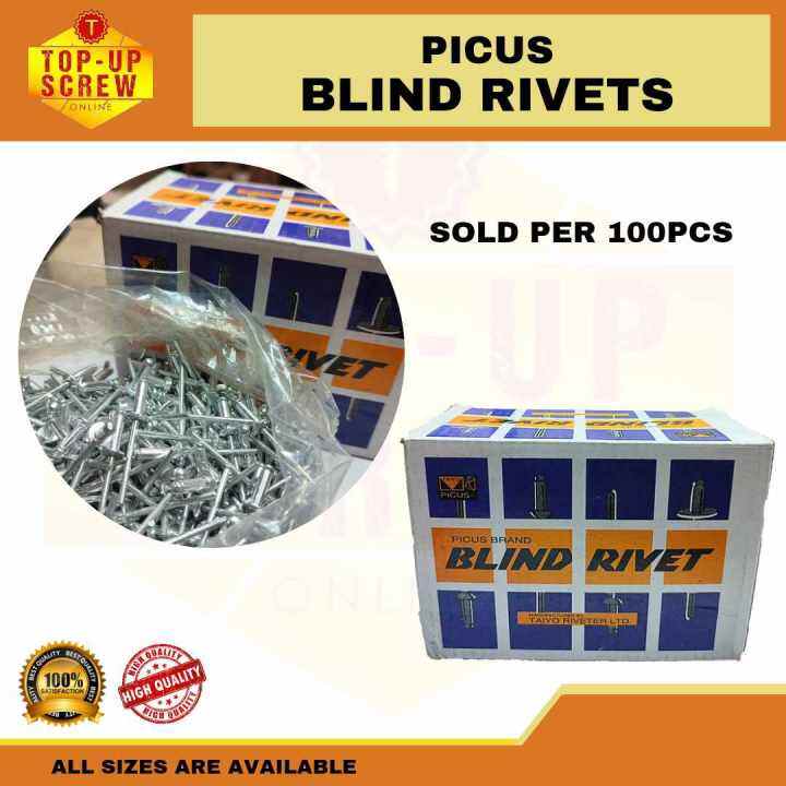 Blind Rivets PICUS (SOLD PER 100pcs) | Lazada PH