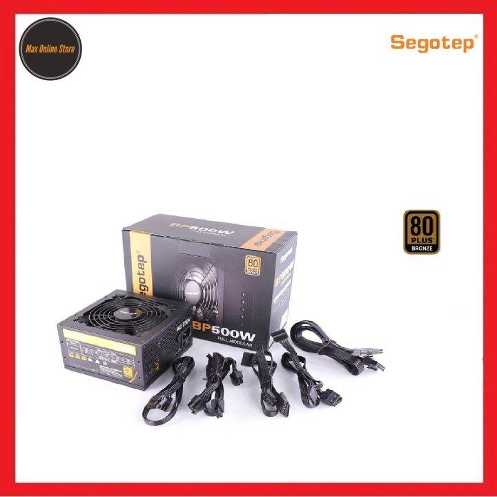 Segotep 80 Plus Bronze BP500w 500W Full Modular Power Supply Unit | Lazada