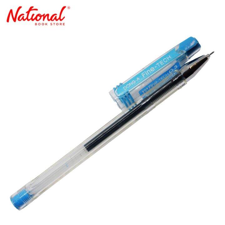 Dong-A Fine Tech Gel Pen Sky Blue 0.3mm | Lazada PH