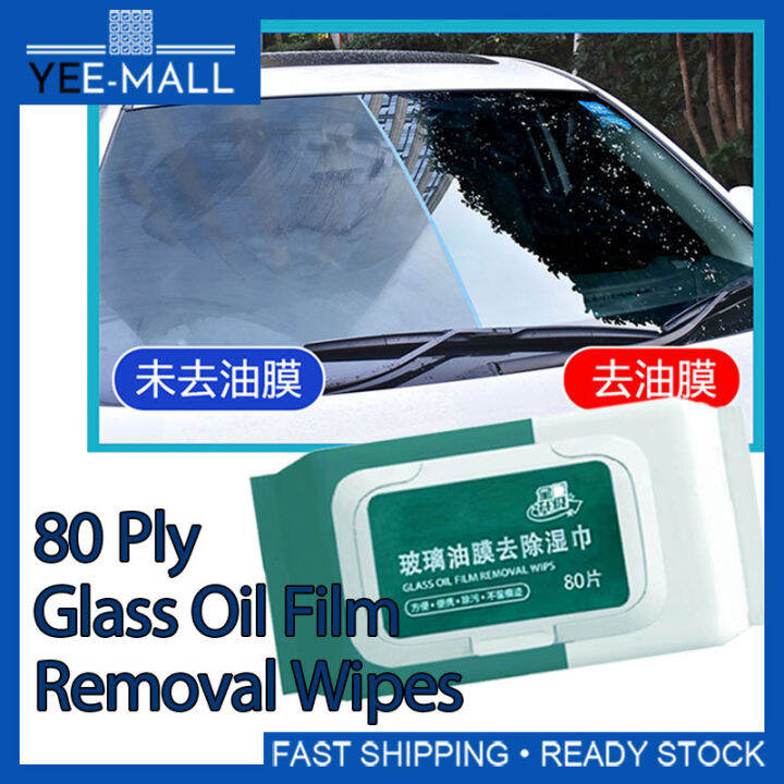 80 Ply Car Glass Oil Film Removal Wipes Degreasing Remove Oil Agent ...