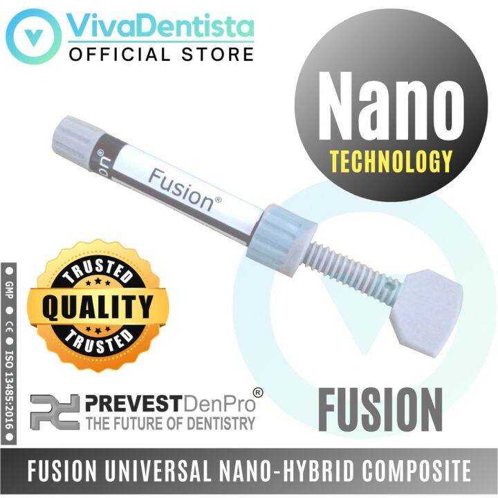 Fusion Universal Dental Composite Resin Light Cured Nano Hybrid PREVEST ...