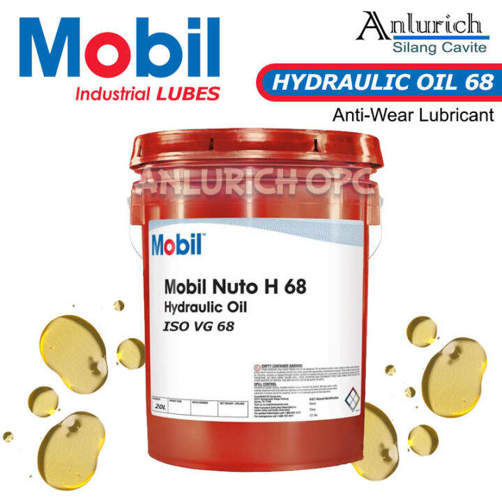 Mobil Nuto H 68 Hydraulic Oil 68 Anti-Wear Lube 20 Liters | Lazada PH