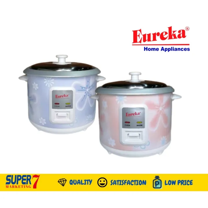 SUPER 7- EUREKA Rice Cooker ERC 1.5L LJ/EP without steamer 8 Cups | Lazada PH