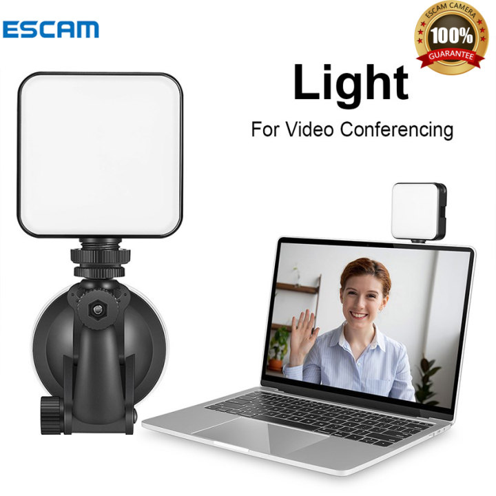 【Ready Stock】ESCAM W64 Clip On Ring Light for Laptop,Video Conference ...