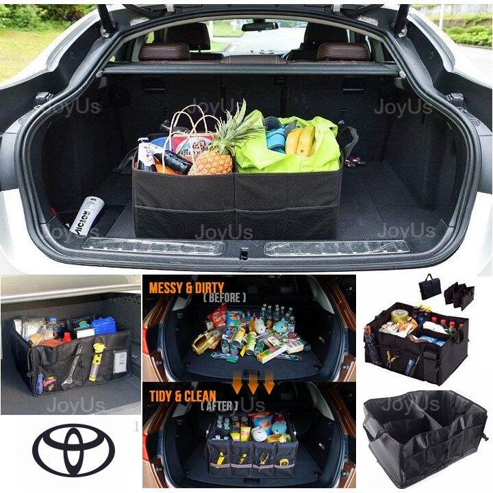 Toyota Corolla Altis Camry Car Boot Storage Bag Multiple Compartments ...
