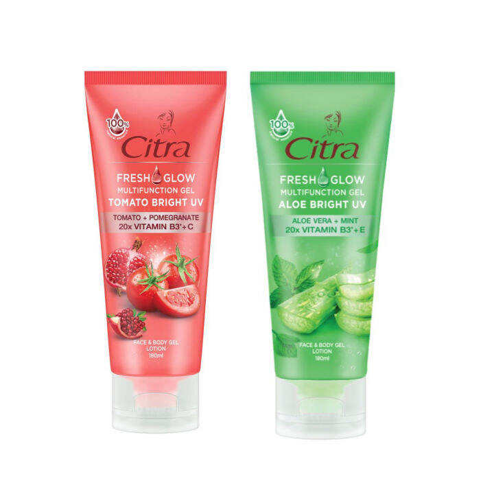 CITRA FRESH GLOW MULTIFUNCTION GEL 180ML | Lazada Indonesia