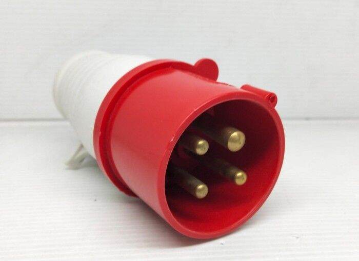 INDUSTRIAL PLUG FORT CEE 4 PIN 16A 014 3P+E 16A STEKER INDUSTRIAL ...