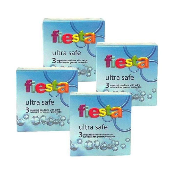 Fiesta Ultra Safe Kondom 4 pack | Lazada Indonesia