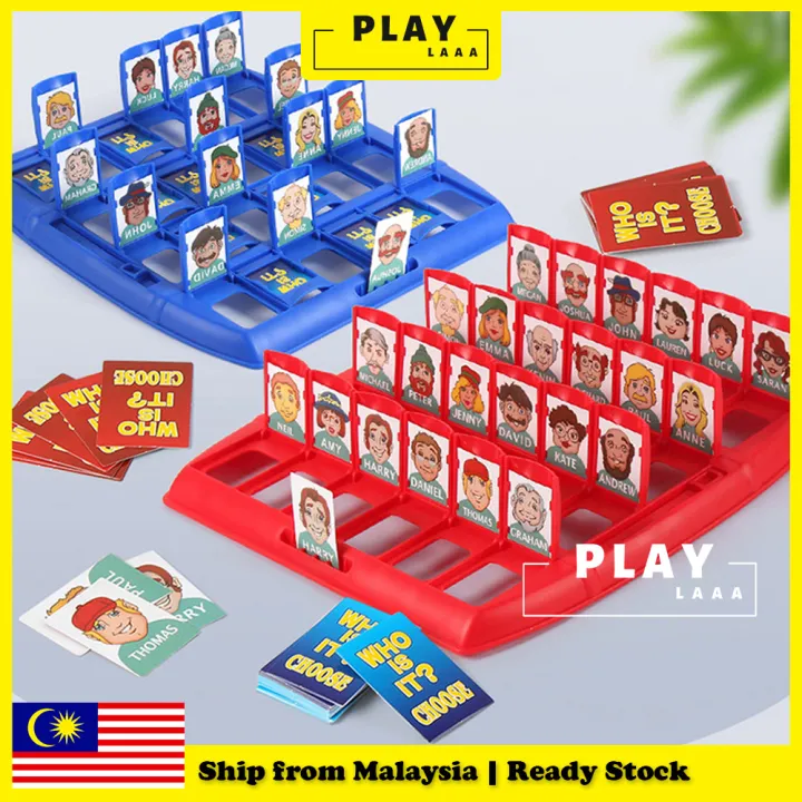 Guess Who Is It ? Classic BoardGame Funny Family Guessing Games Kids ...