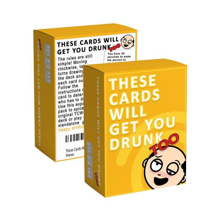 ♙These Cards Will Get You Drunk Too -Adult Drinking Game Playing Cards ...