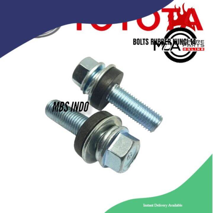 MDA baut jok Toyota universla / BAUT KUNCI 14 M10 / BAUT RING KARET ...
