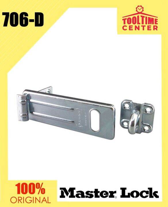 Master Lock Standard Hasp Lock 6" 706-D | Lazada PH