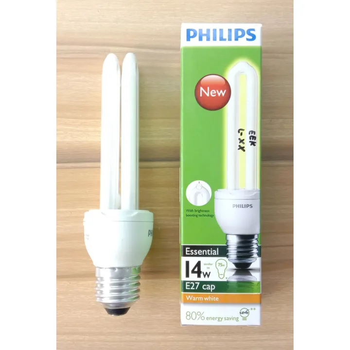 Philips Essential Compact Fluorescent Lamp 8W/11W/14W/18W/23W | Lazada PH