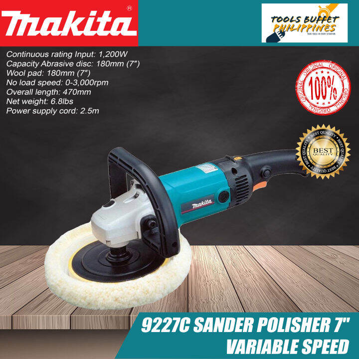 9227C SANDER POLISHER 7" VARIABLE SPEED | Lazada PH