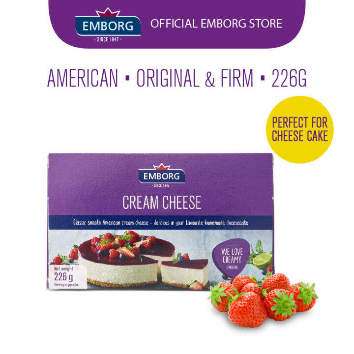EMBORG US Cream Cheese 226g | Lazada PH