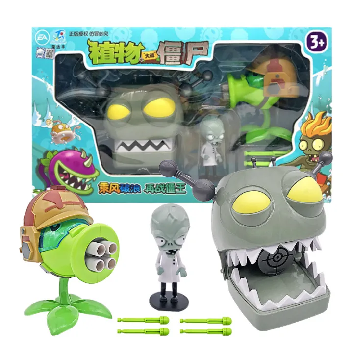 3pcs/lot PVZ Plants vs Zombies Figure Toy Plants and Zombies PVC Action ...