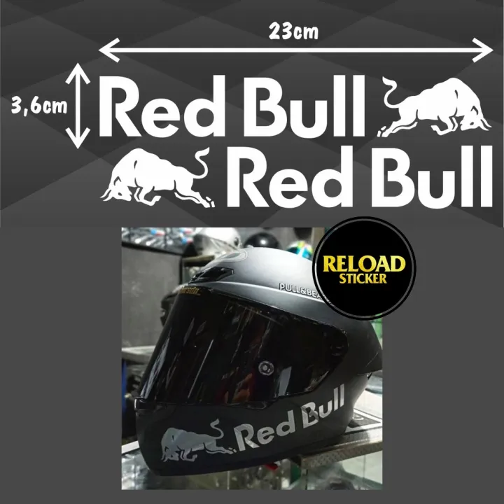 CUTTING STICKER - STICKER HELM REDBULL BIASA | Lazada Indonesia