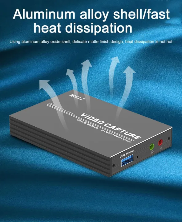 4K USB 3.0 2.0 HD Video Capture Card 1080P 60fps Game Grabber For PS4 ...