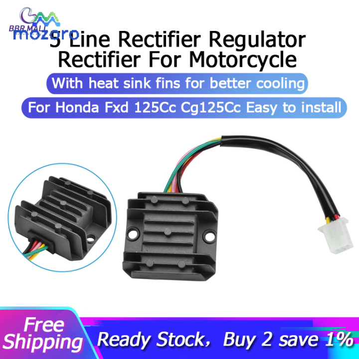 mozoro 5 Line Rectifier Regulator Rectifier For Motorcycle For Honda ...