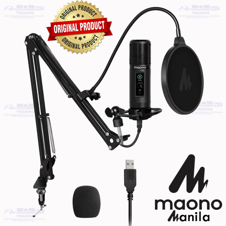 MAONO AU PM422 Professional USB Recording Microphone (With Touch Mute ...