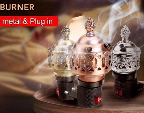 Electric Mabkhara With Bakhoor/ incense / Gaharu (Bakhoor) burner ...