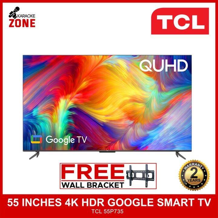 TCL 55P735 4K HDR Google TV / Smart Android TV /Google Assistant ...