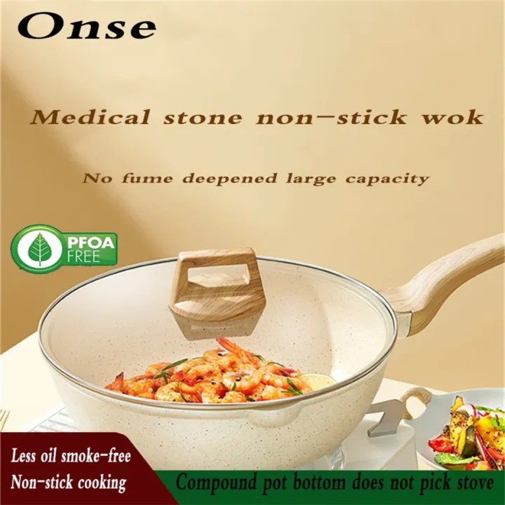 Non-Stick Pan Wok Pan wok pan non stick original wok Pan PFOA Wok ...