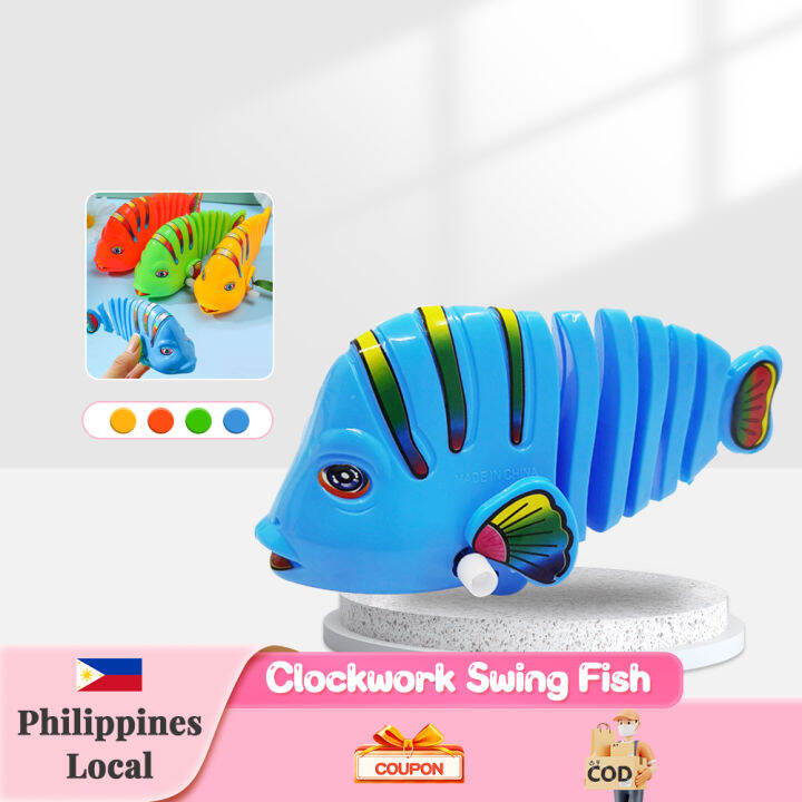 Fish Moving Toy Funny Swimming Carp Toys Wind Up Rocking Fish Toy ...