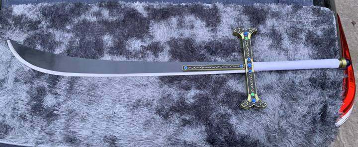 Anime Cosplay Mihawk Yoru Blade Life Size Scale Steel Material One ...