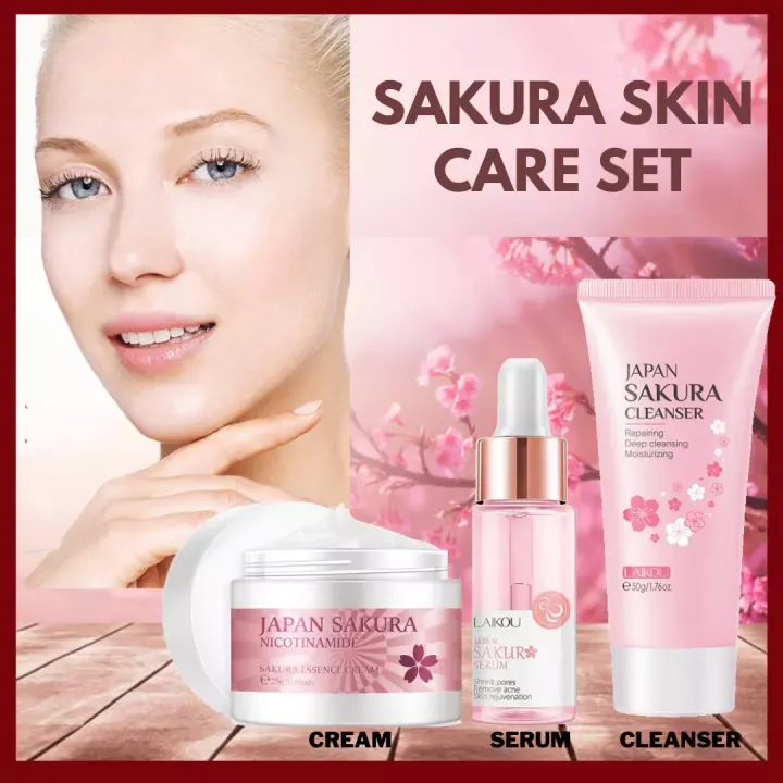 🔥 Best Selling Original Japan sakura Cream Set Japan Sakura Cream Japan ...