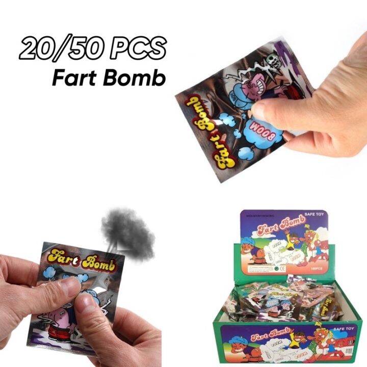 uvpabetud 20/50 PCS Fart Bomb Gag Prank Toys | Lazada PH