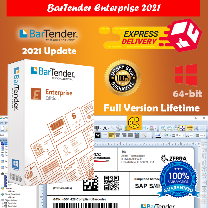 [VIDEO] BarTender Enterprise 2021 Latest Lifetime For Windows Barcode ...