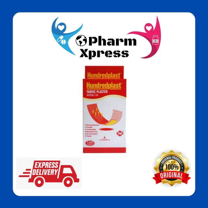 Hundredplast Fabric Plaster 100’s/200’s strips | Lazada