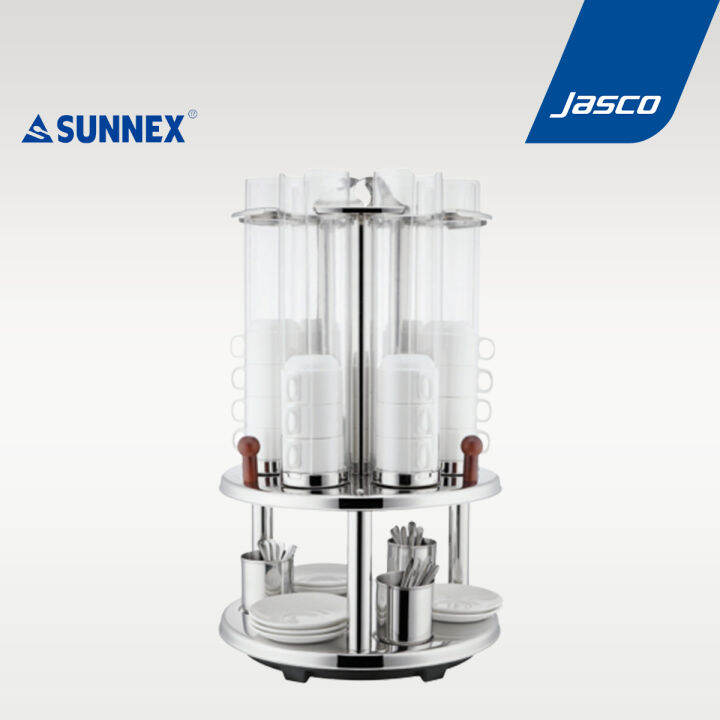 SUNNEX เครื่องจ่ายแก้ว Revolving Cup Dispenser | Lazada.co.th