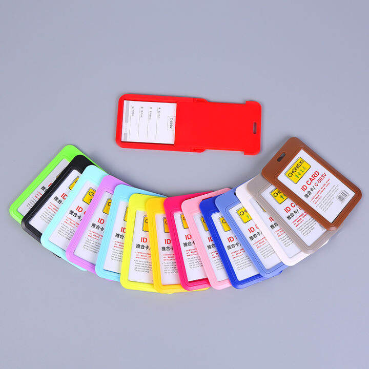 Uni Card Cover Plastic Solid Color Business Credit Cards Bank ID Card ...