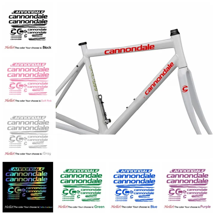 CANNONDALE Bike Frame Set Decals Stickers MTB SPECIAL COLOR VINYL | Lazada