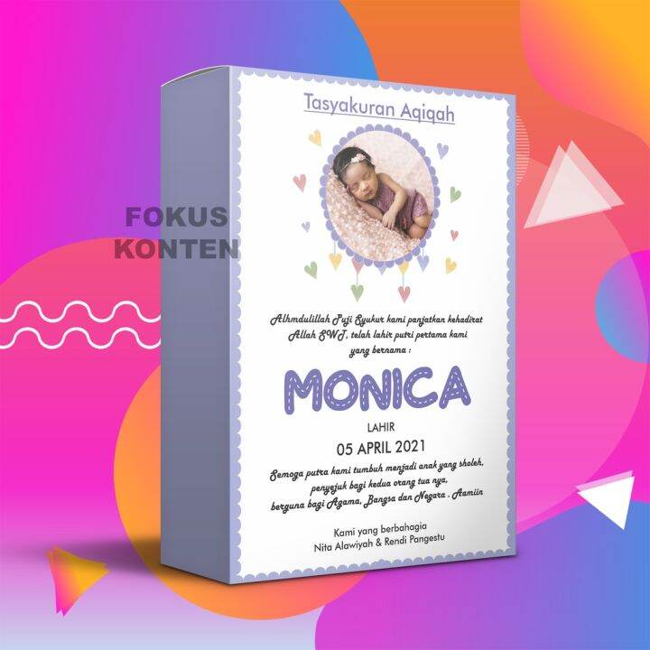 50 Desain Undangan Aqiqah CDR v24 | Lazada Indonesia