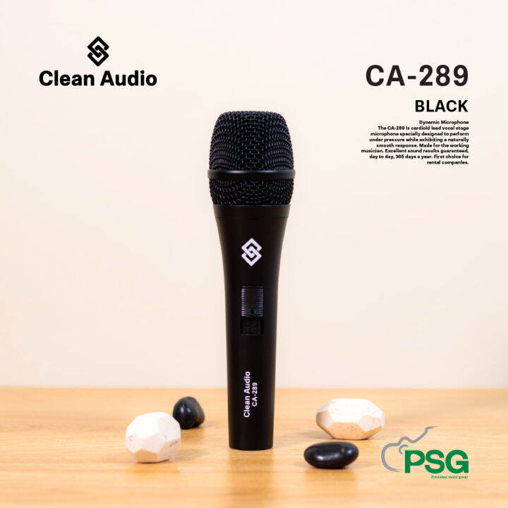 CLEAN AUDIO:CA-289 BLACK Dynamic Microphone | Lazada.co.th