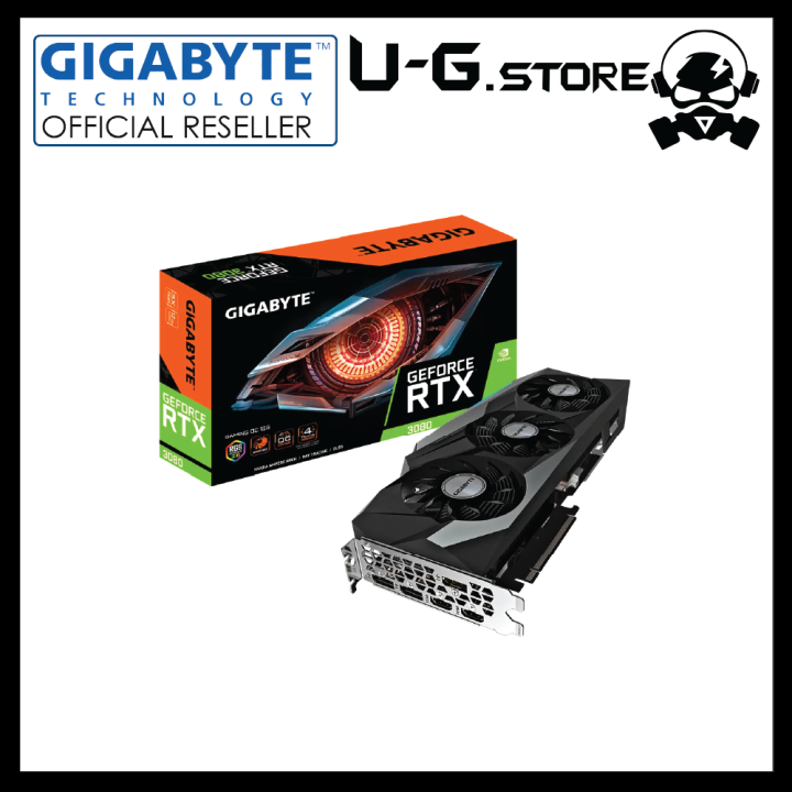 Gigabyte Graphic Card GeForce RTX™ 3080 GAMING OC 12G (NVIDIA Ampere ...