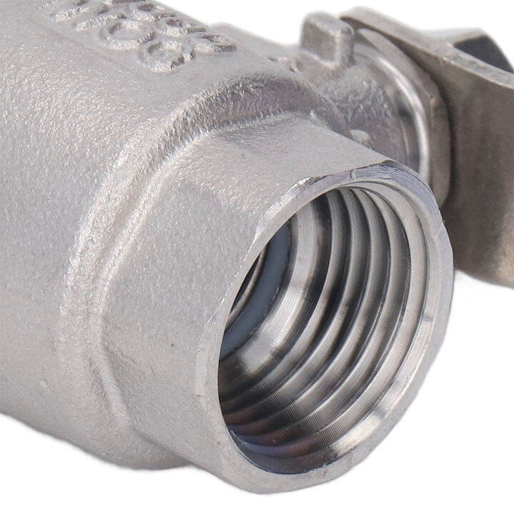 1/2in NPT Ball Valve, Male Female Thread Water Ball Valve Straight ...