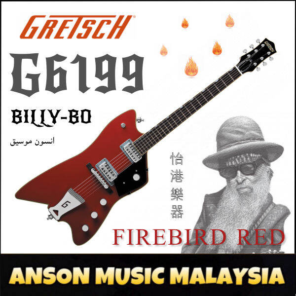 Gretsch G6199 Billy-Bo Jupiter Thunderbird Electric Guitar w/Case ...
