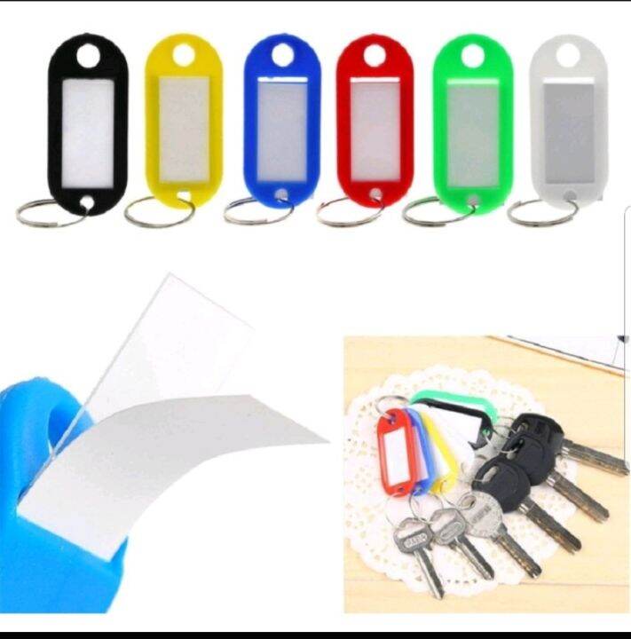 Satuan Gantungan Kunci Ruangan Loker Bisa Pake Label Nama Key Ring KR ...